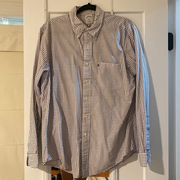 Brooks Brothers | Shirts | Brooks Brothers Button Down Large Slim Fit Checkered | Poshmark